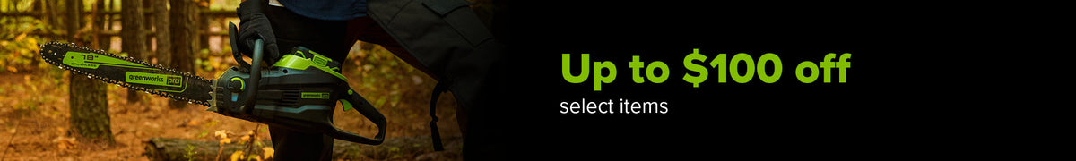 Save up to $100 (Jan 15 - 21) – Greenworks Tools Canada Inc.