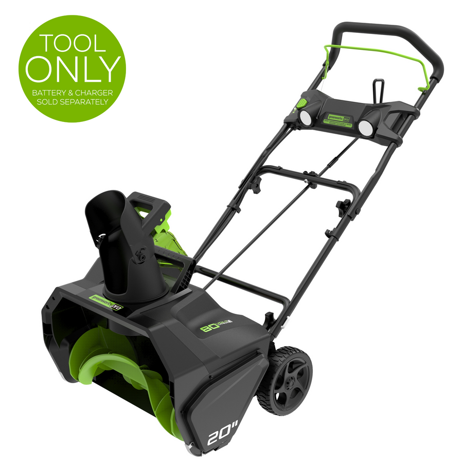 Greenworks PRO 80V 20" Cordless Snow Thrower (Tool Only) – Greenworks ...
