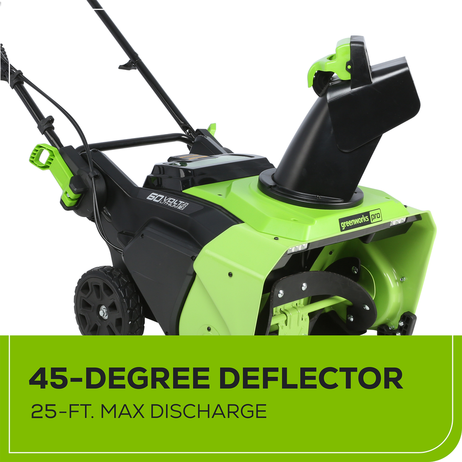 60V 22" Brushless Snow Thrower (Tool Only) – Greenworks Tools Canada Inc.