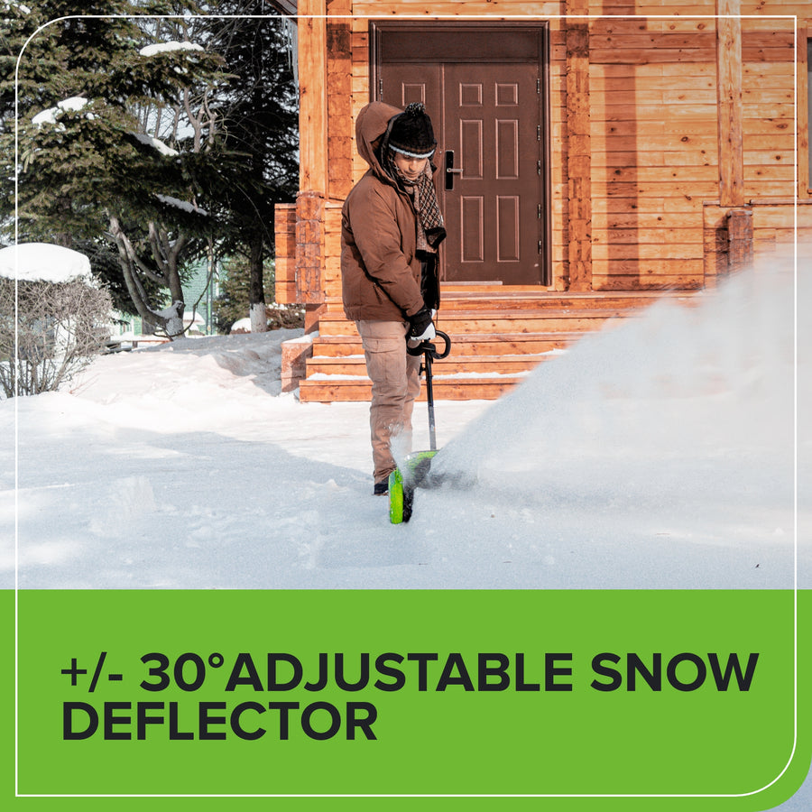 80V Brushless 12" Snow Shovel with Directional Vane (Tool Only ...