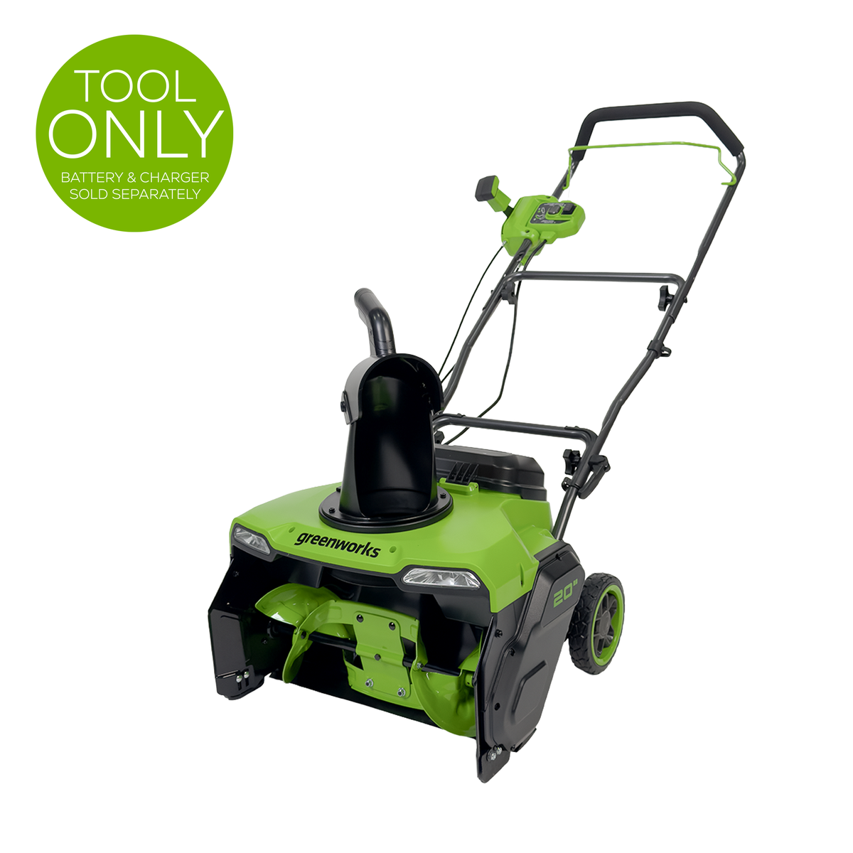 Greenworks 48V (24V x 2) 20" Brushless Snow Thrower (Tool Only ...