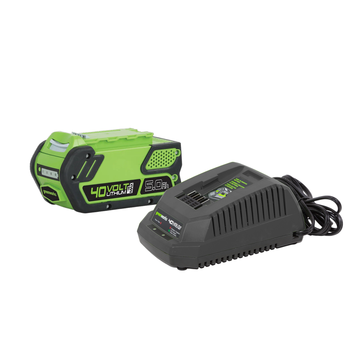 40V 5.0Ah Battery & Charger Combo Kit – Greenworks Tools Canada Inc.