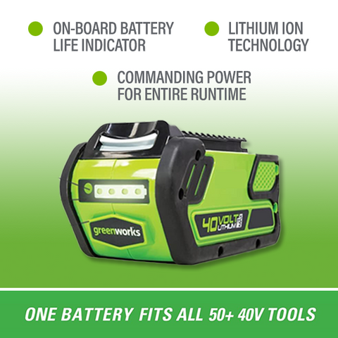 40V 4.0Ah Lithium-Ion Battery – Greenworks Tools Canada Inc.