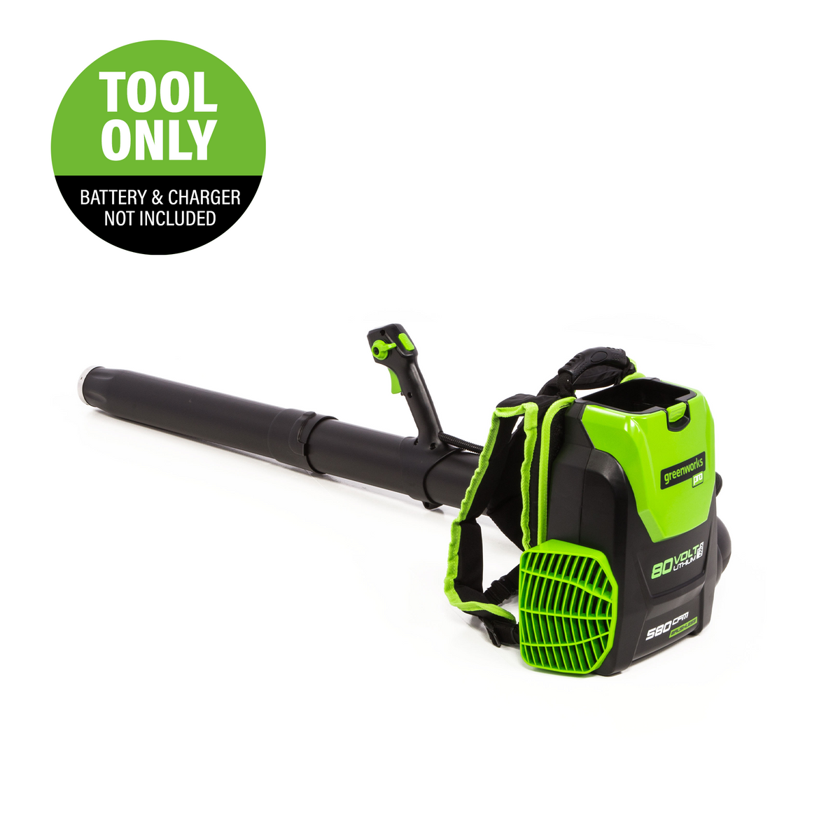 80V 180 MPH - 610 CFM Brushless Backpack Blower (Tool Only) - BPB80L00 ...