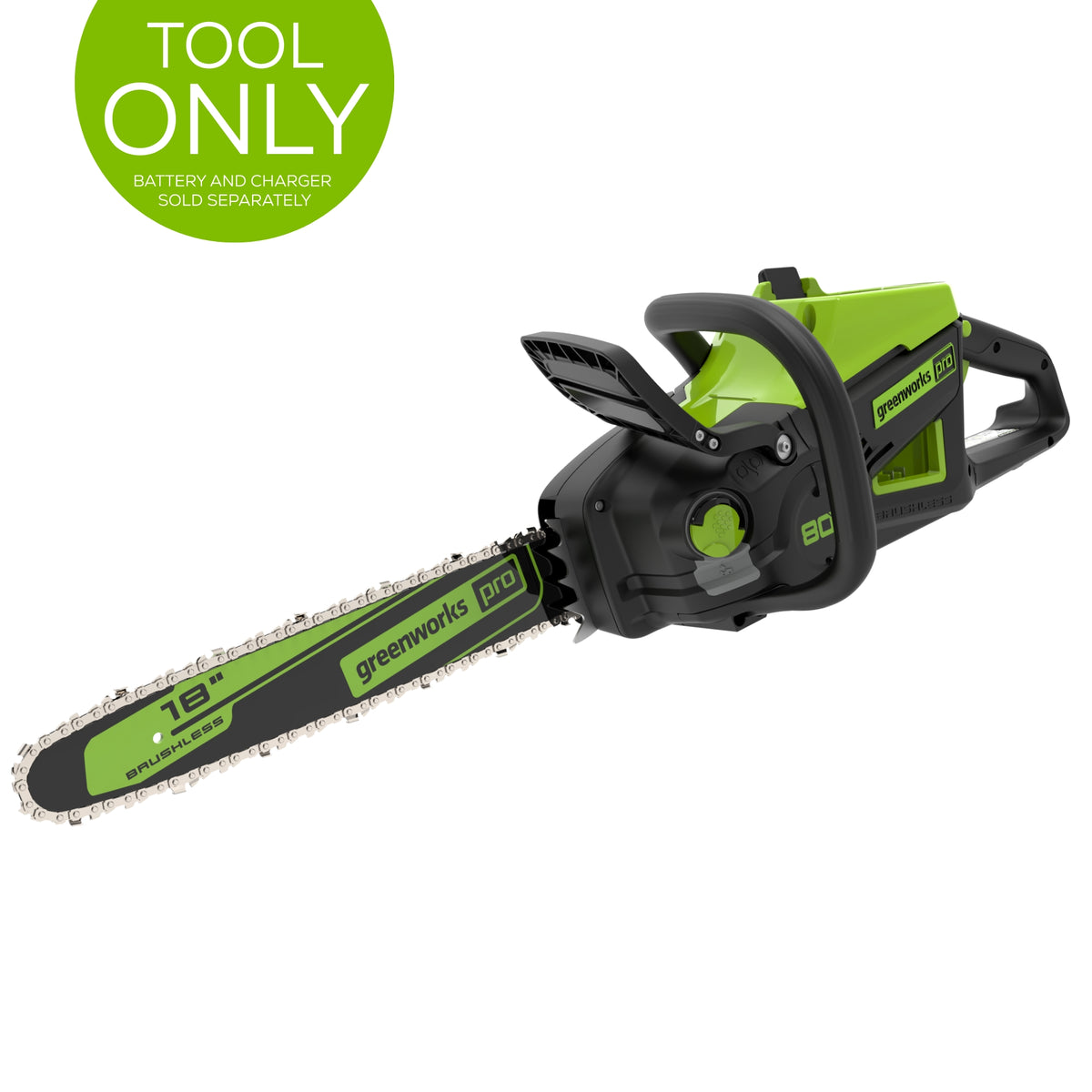 80V 18" Brushless Chainsaw (Tool Only) – Greenworks Tools Canada Inc.